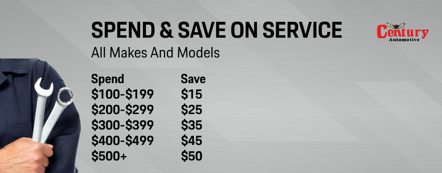 Spend and Save | Century Automotive Group